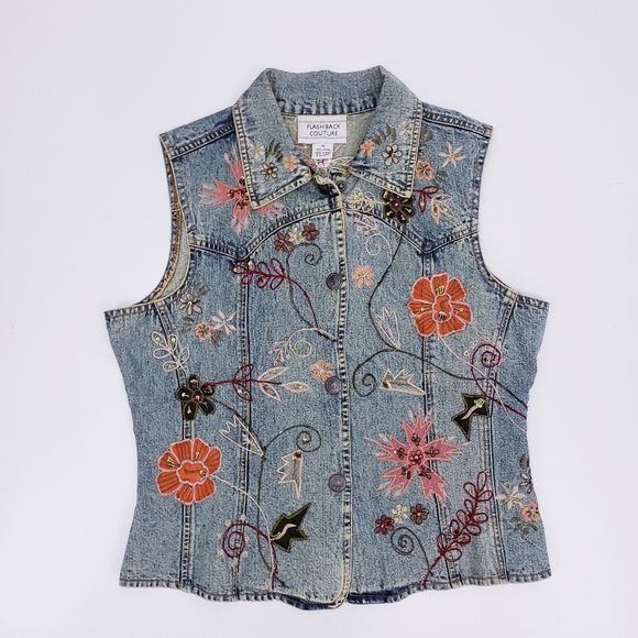 Flashback Couture | Jackets & Coats | Denim Vest Flashback Couture ...